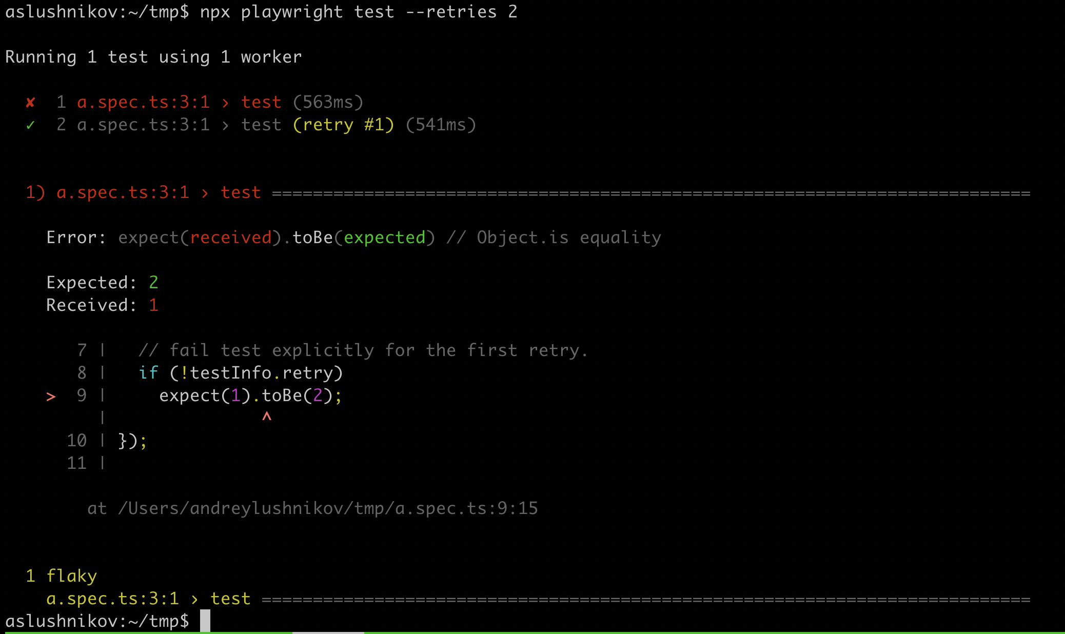 [BUG] Use of storageState doesn't work on retry for tests that execute ...