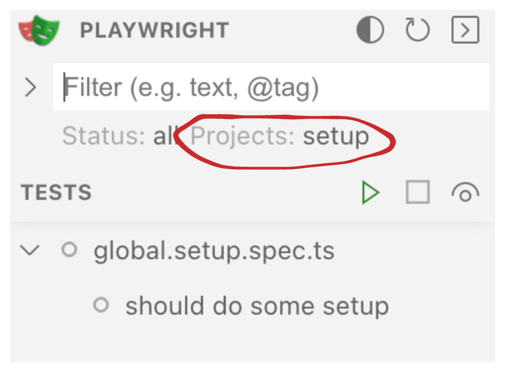Bug Ui Mode Shows Only Test File With Global Setup When I Use Projects Dependencies Instead Of 5996