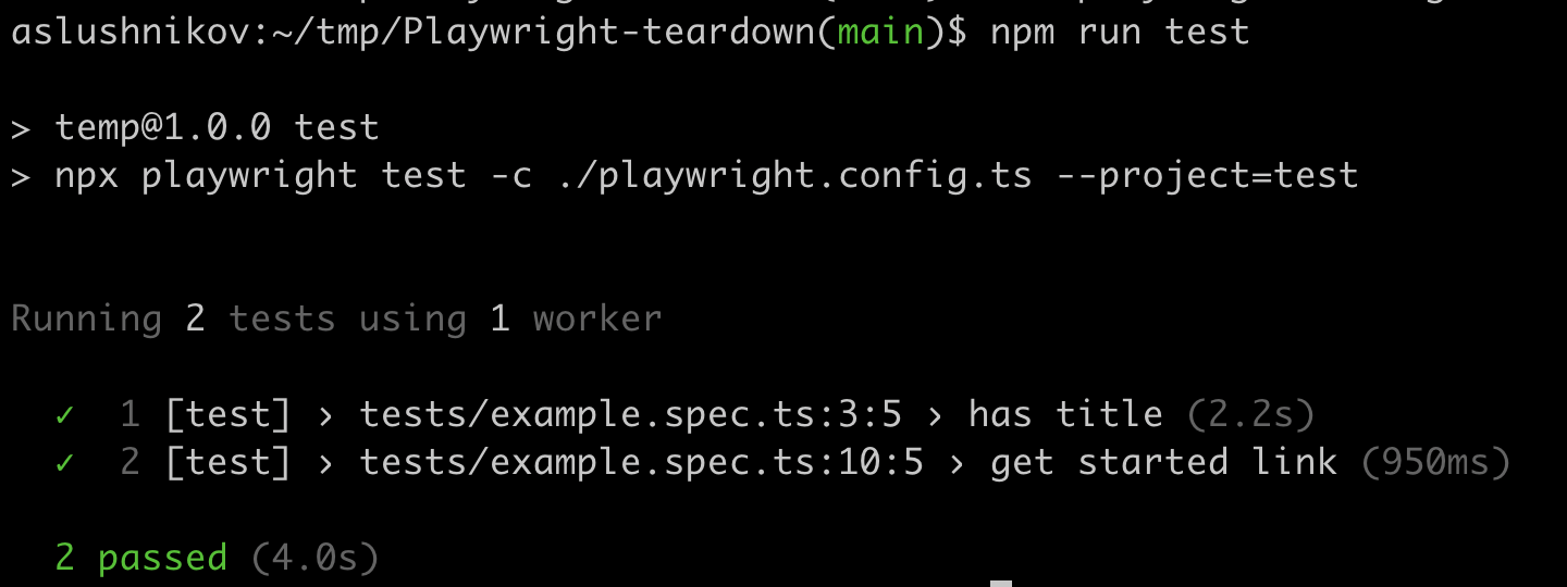 [BUG] Global teardown of Playwright takes timeout time · Issue #24288 · microsoft/playwright ...