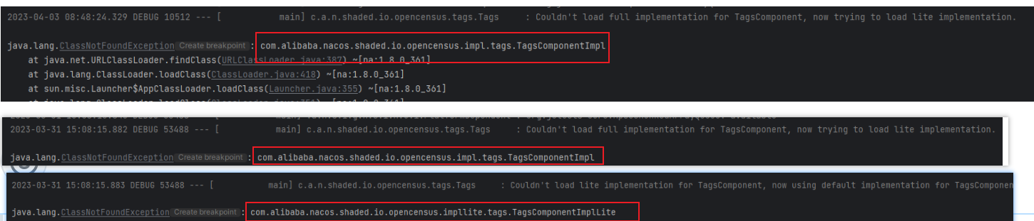 nacos-client:v2.1.0 ClassNotFoundException SecretPerfMarkImpl · Issue #10239 · alibaba/nacos ...