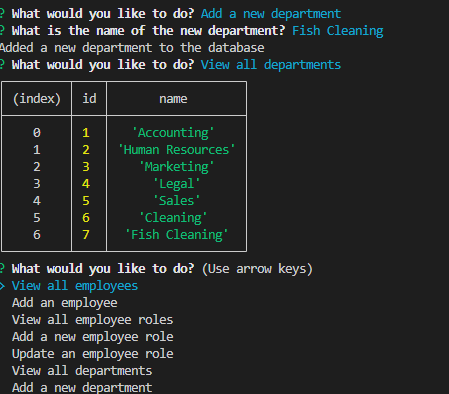 GitHub - TJGit11/cli-employee-tracker: CLI that allows the user to view & modify an employee ...
