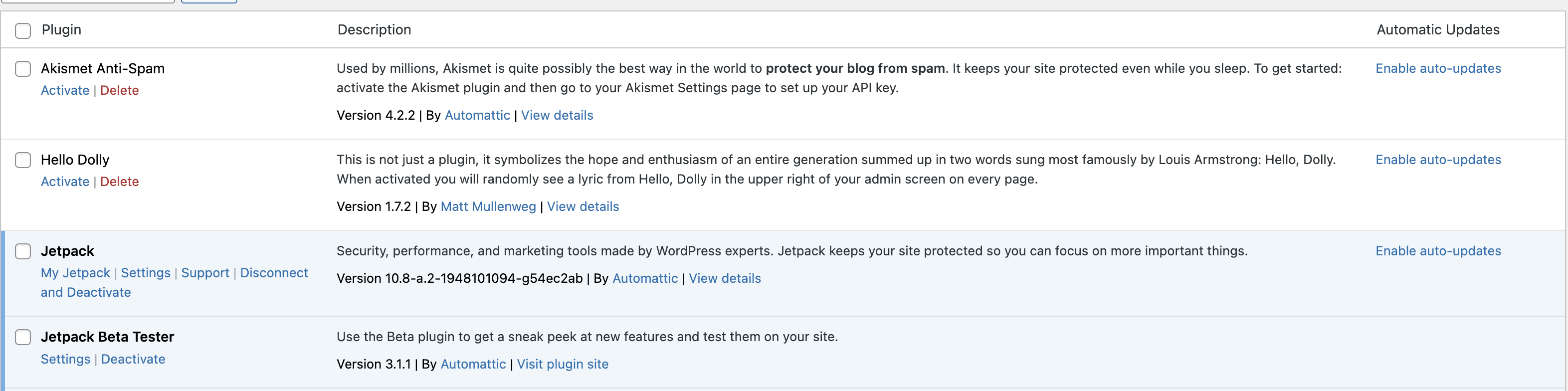 My Jetpack: Adding Backup when Jetpack is present fails with a redirection to page=jetpack ...