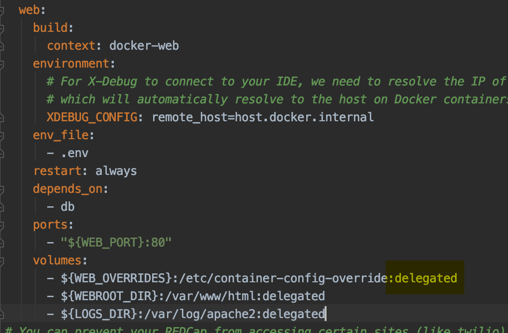 Better performance on MACs? · Issue #34 · 123andy/redcap-docker-compose · GitHub