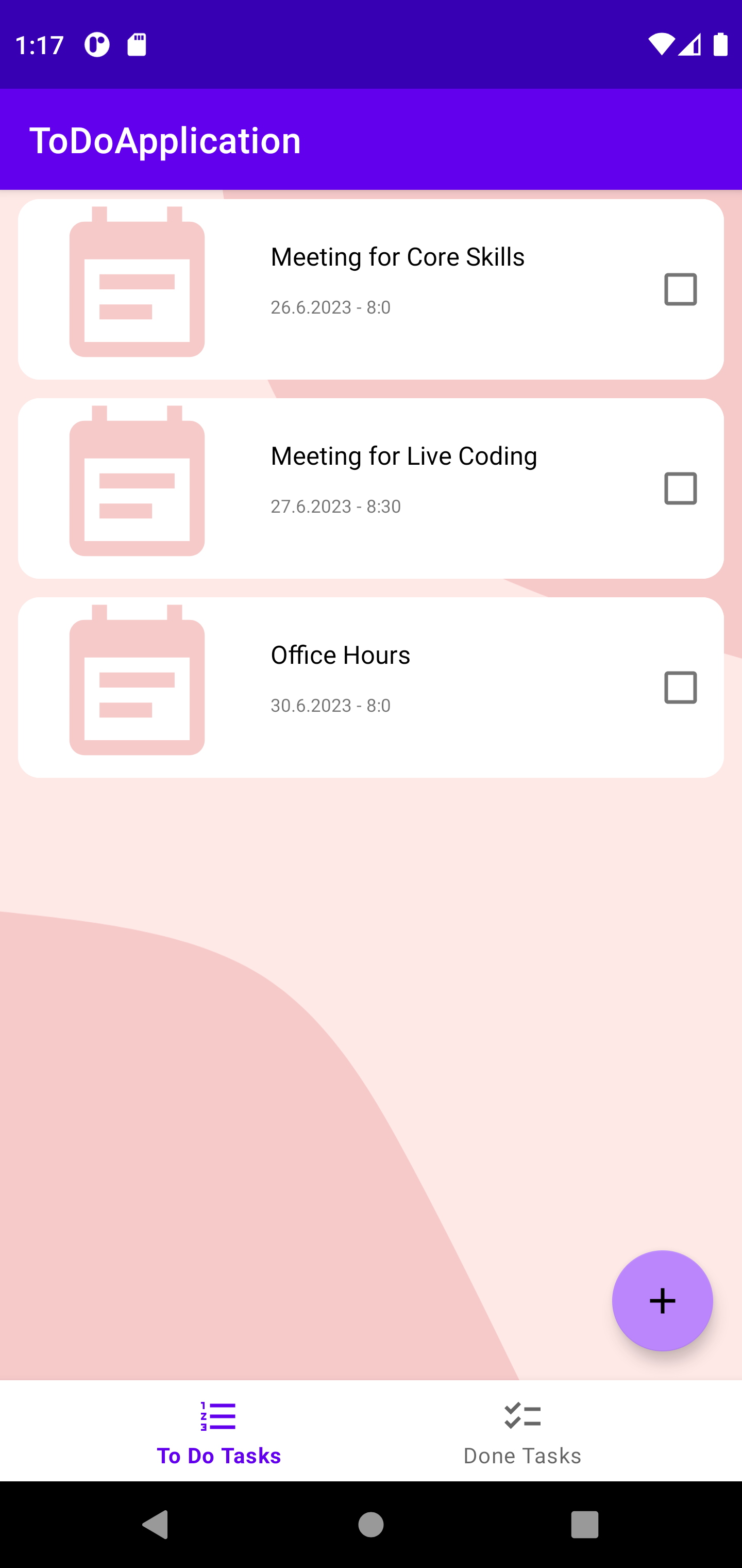 GitHub - zehrakuru/ToDoApplication