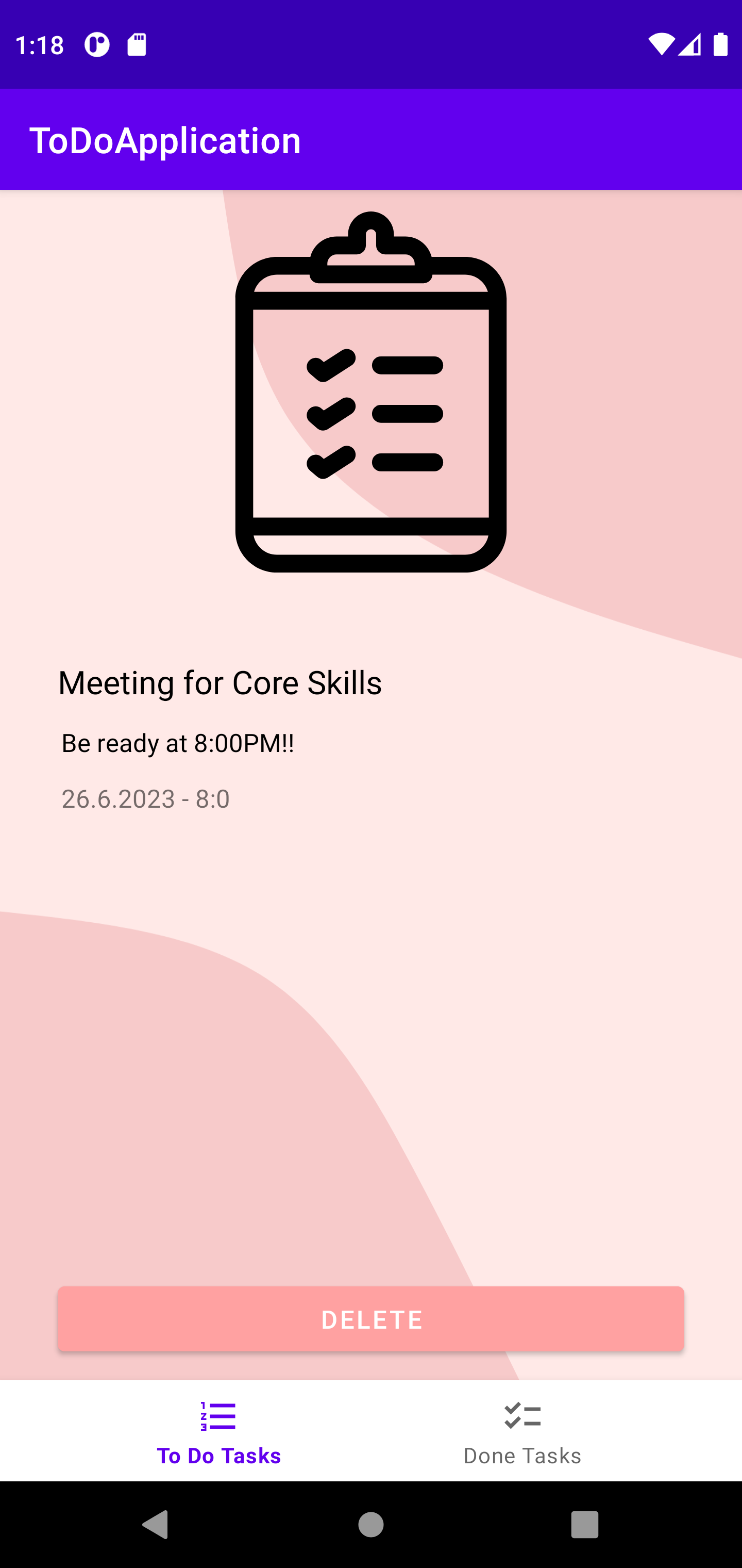 GitHub - zehrakuru/ToDoApplication