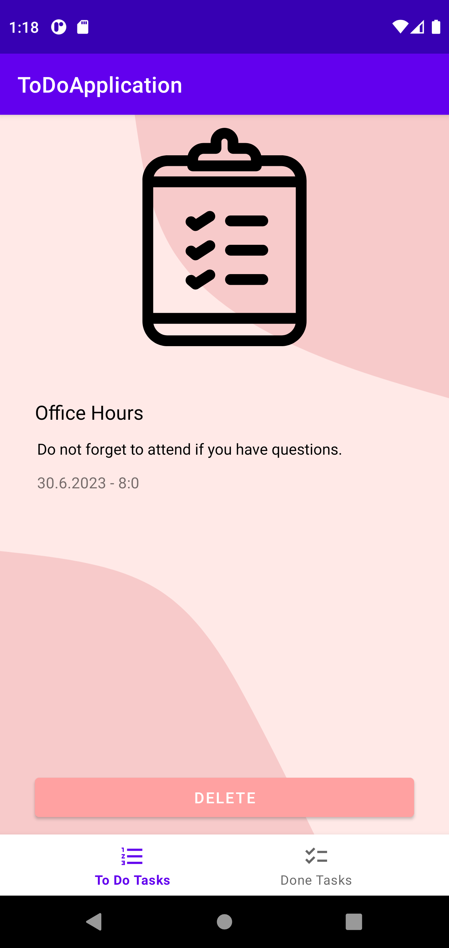 GitHub - zehrakuru/ToDoApplication