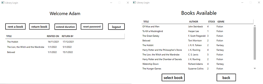 GitHub - AdamHoward99/Library-Database-Simulator