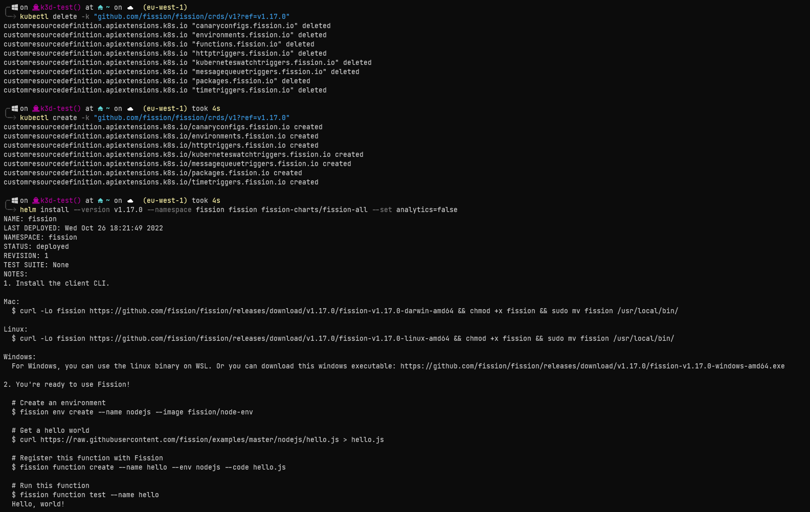 Helm upgrade fails due pre-upgrade-checks · Issue #2582 · fission/fission · GitHub