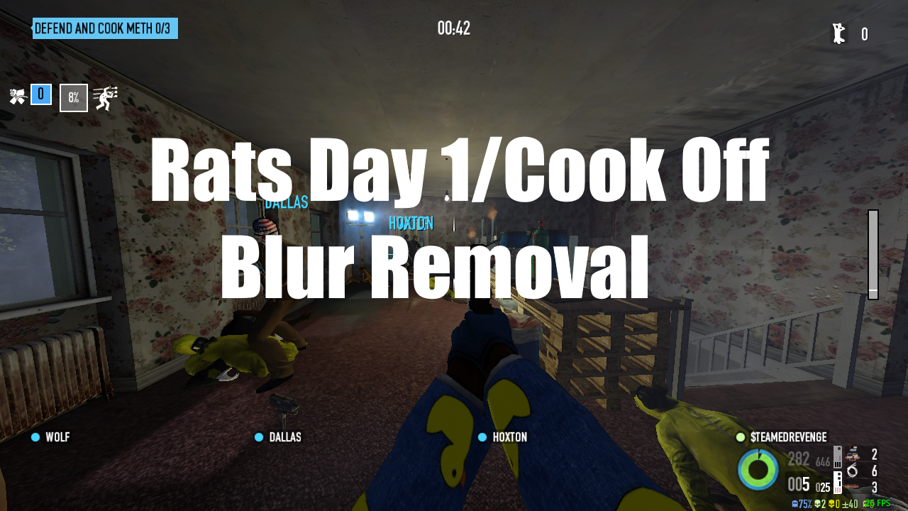 GitHub - erykgrabkowski/PAYDAY2-Rats-Blur-Removal · GitHub