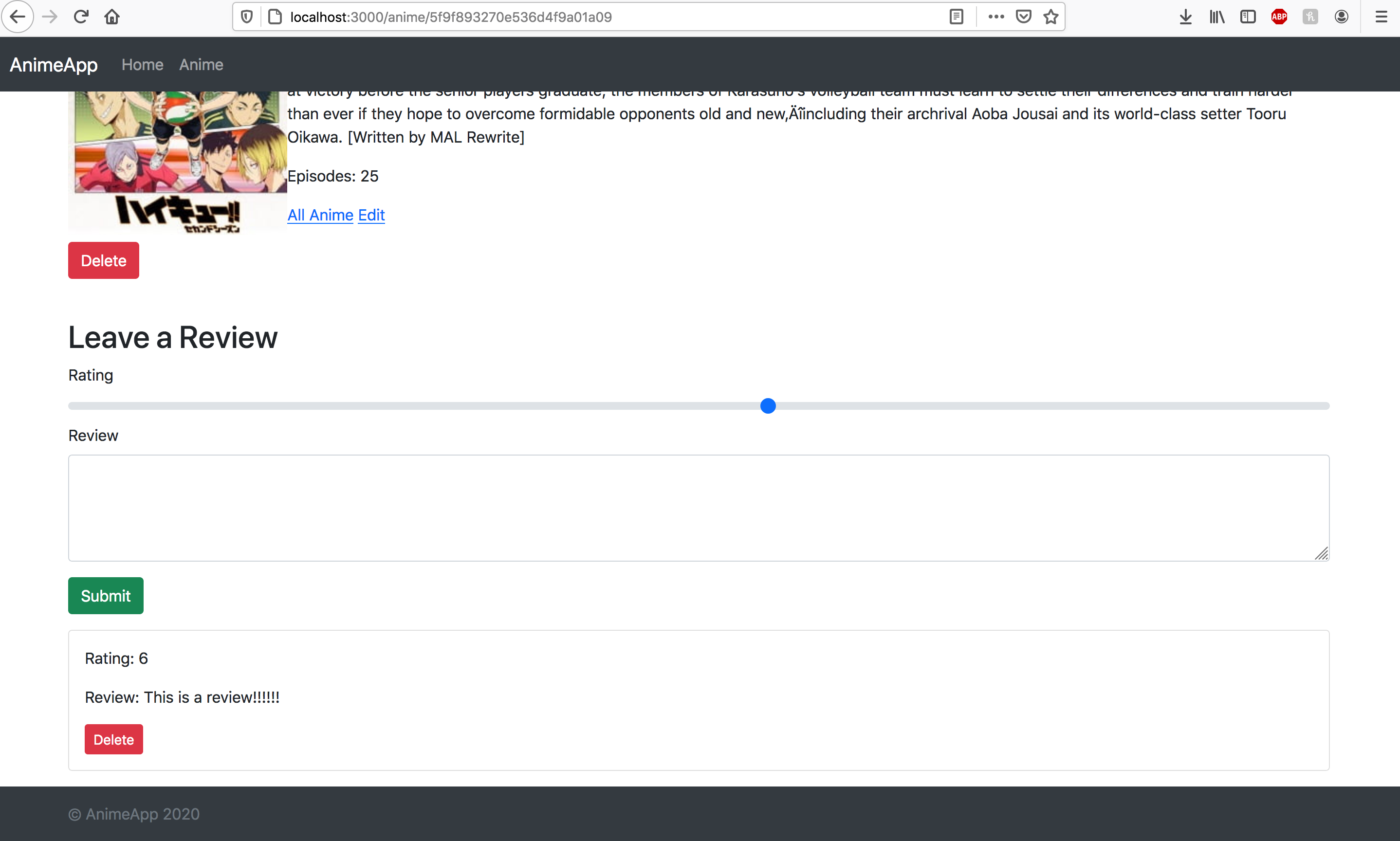GitHub - Scrolen/Anime-List-Site: Anime Site For Discovering New Anime ...