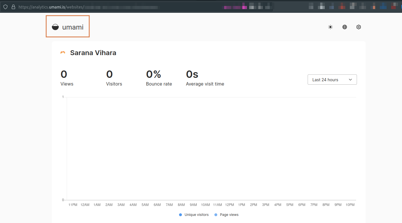 Bug: Umani icon leads to blank screen instead of dashboard · Issue #1756 · umami-software/umami ...