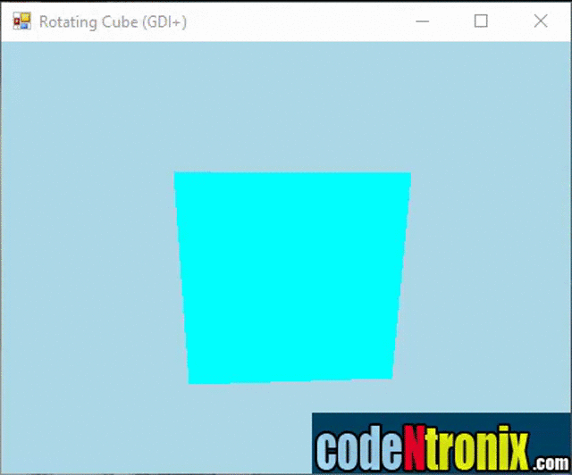 GitHub - noradlb1/Rotating-Solid-Cube-Using-VB.Net-and-GDI-SRC: Rotating Solid Cube Using VB.Net ...