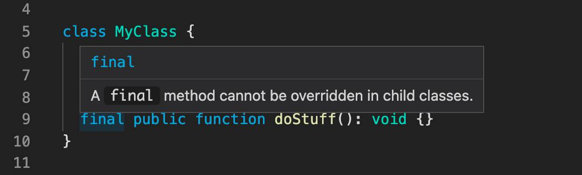 Ide Suggestion Provide Hover Tooltips For Keywords And Syntax · Issue 48877 · Microsoft