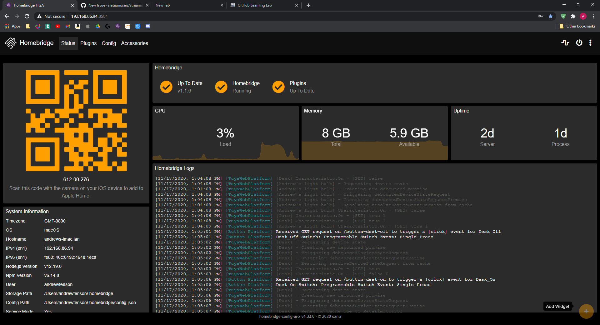 Not working! · Issue #1 · sieteunoseis/streamdeck-homebridge-switch · GitHub