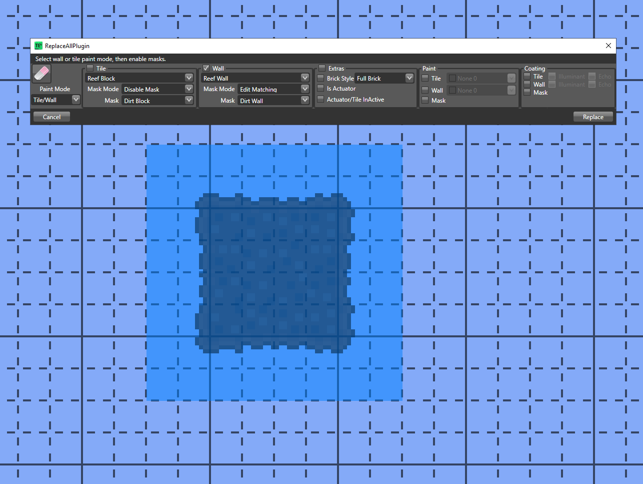 ReplaceAllPlugin masking function giving different outputs with walls 256-346 selected · Issue ...