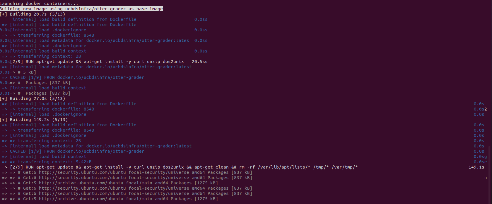 Otter Grade Runs Infinitely · Issue 470 · Ucbds Infraotter Grader · Github