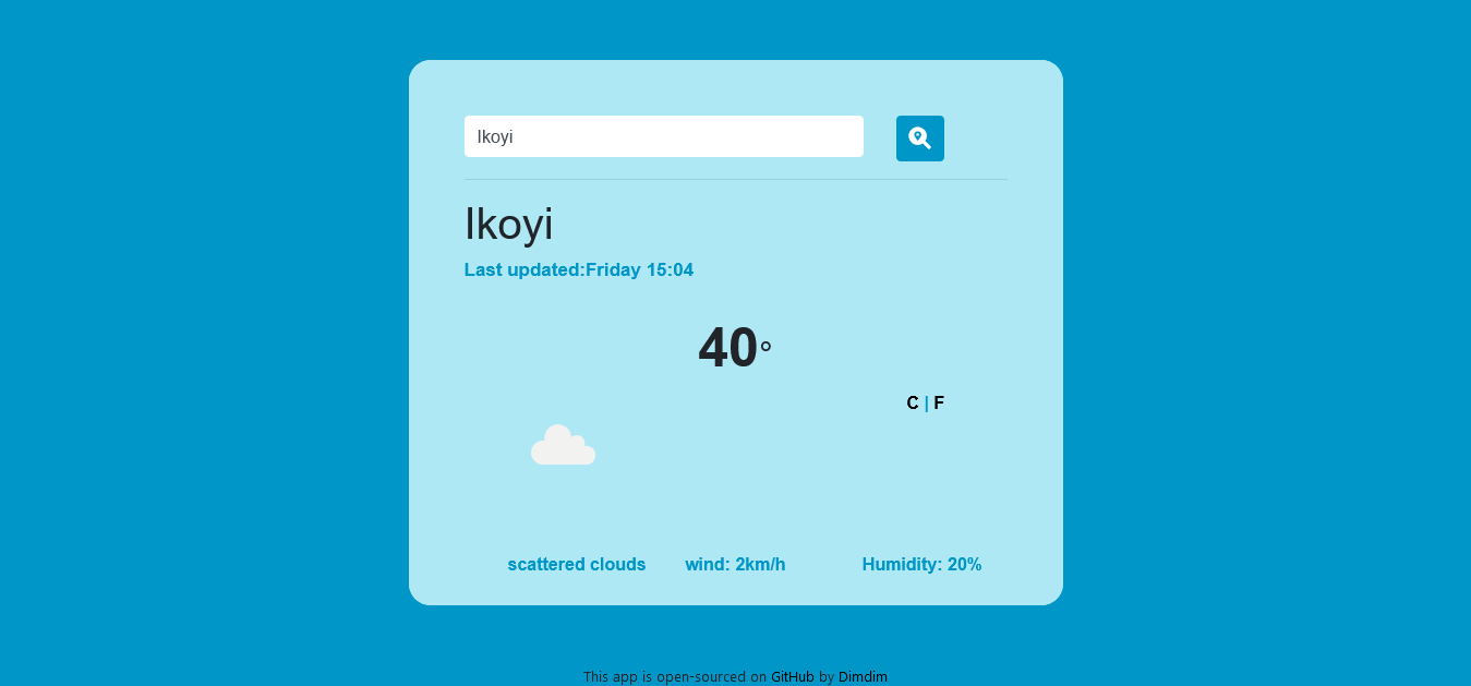 GitHub - adimchithecreator/Hunger-games: Weather app with geolocation feature