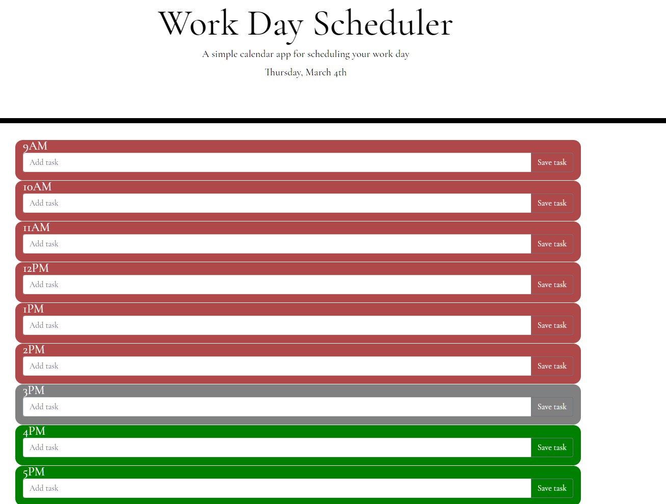 GitHub - AFF321/Workdayscheduler