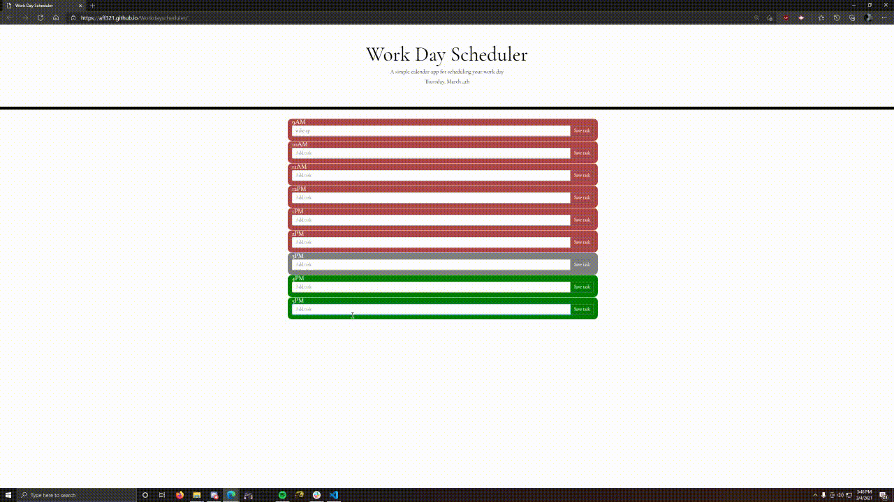 GitHub - AFF321/Workdayscheduler