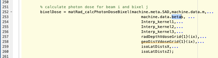 How to access the value betas of photon beam · Issue #473 · e0404/matRad · GitHub