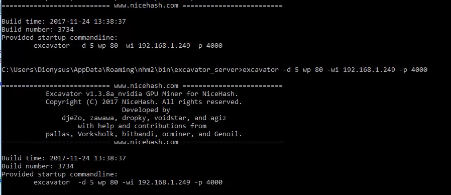 Attempting to change console logging causes excavator to stall/crash ...