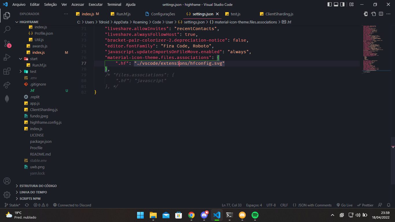 Custom file associations not working · Issue #493 · material-extensions ...