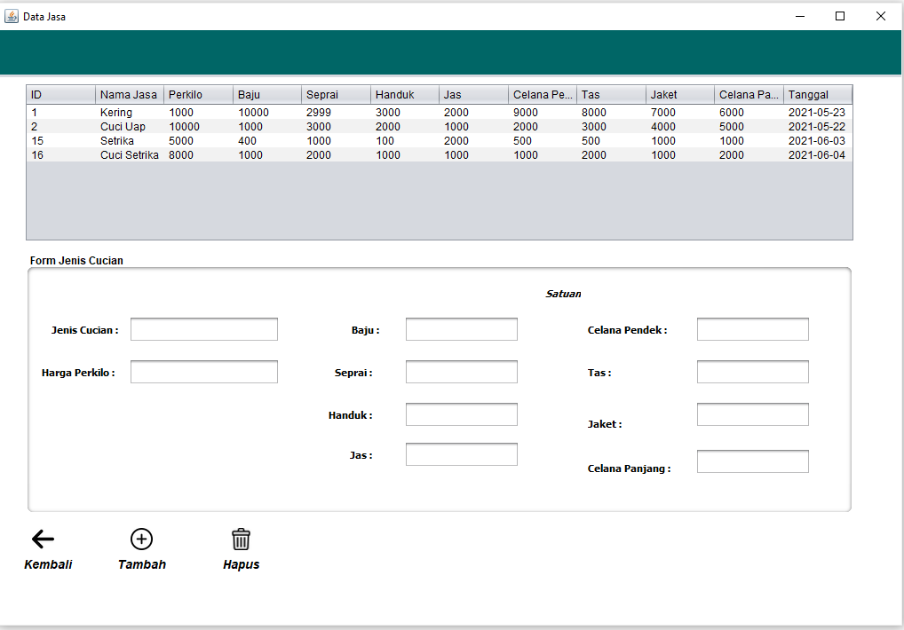 GitHub - CakraDarma/Laundry-Management-System