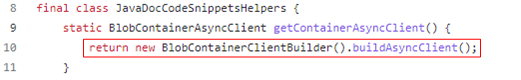 Storage Blobs Samples Issue · Issue 30157 · Azureazure Sdk For Java · Github