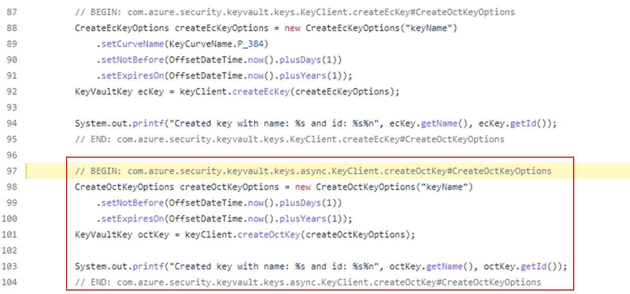 Key Vault Keys Samples Issue · Issue 31588 · Azureazure Sdk For Java · Github 