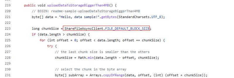 Storage - Files Share Samples Issue · Issue #33773 · Azure/azure-sdk-for-java · GitHub