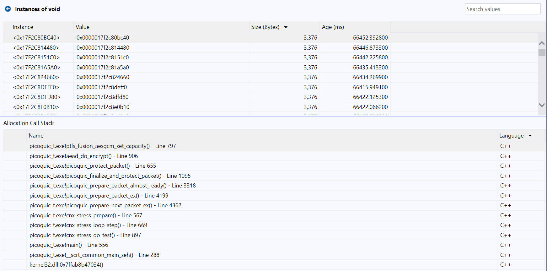 Remove unused memory from context after handshake completes · Issue ...
