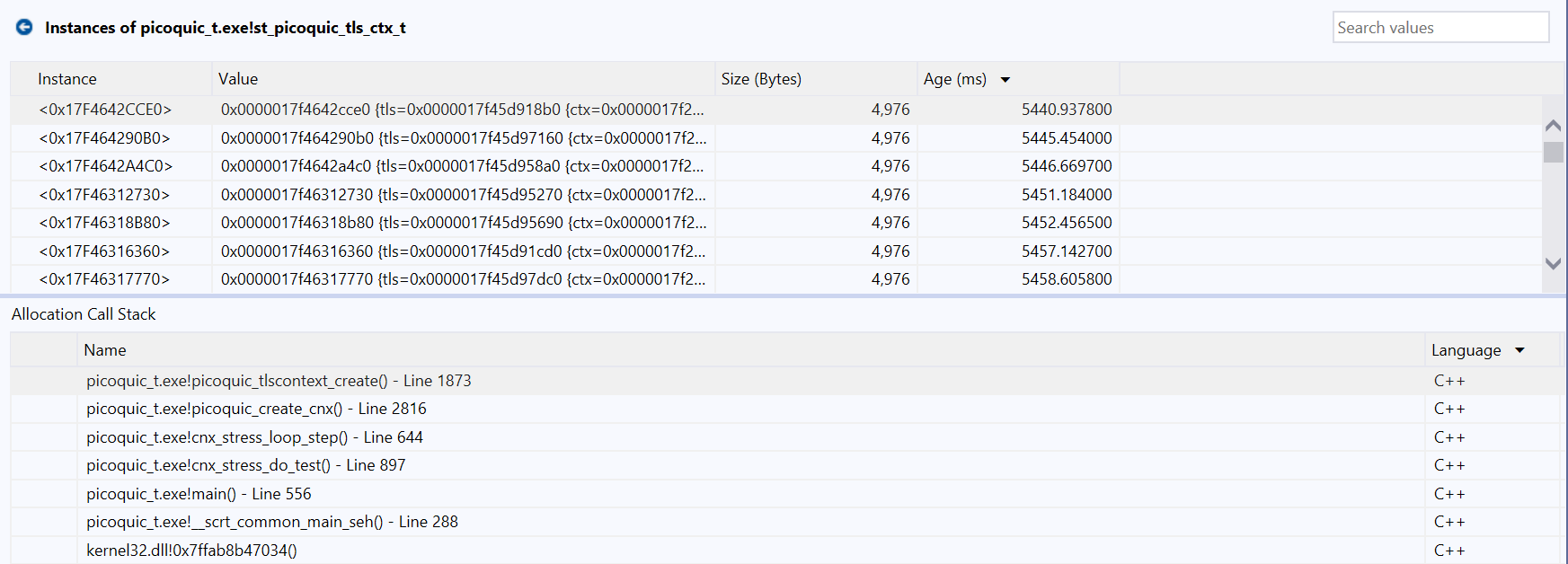 Remove unused memory from context after handshake completes · Issue ...