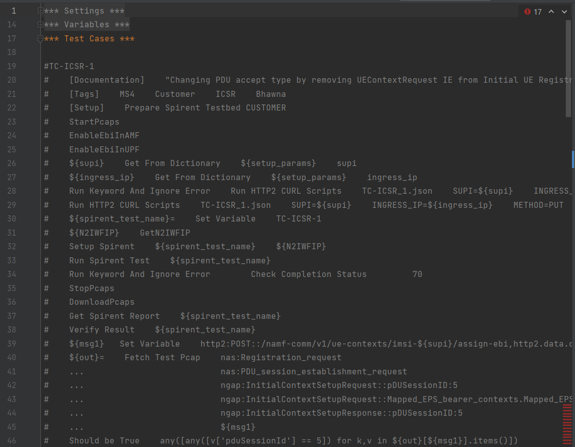 PyCharm: Support for Folding Commented blocks in Robot files · Issue #445 · robocorp ...