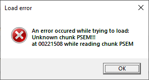 Load error: Unknown chunk PSEM · Issue #1209 · UnderminersTeam/UndertaleModTool · GitHub