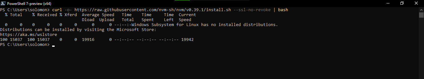 Add Windows Install Script · Issue 2875 · Nvm Shnvm · Github 