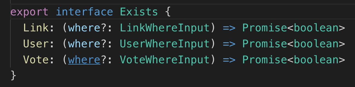 Update docs/tutorial/examples for exists · Issue #2685 · prisma/prisma1 · GitHub
