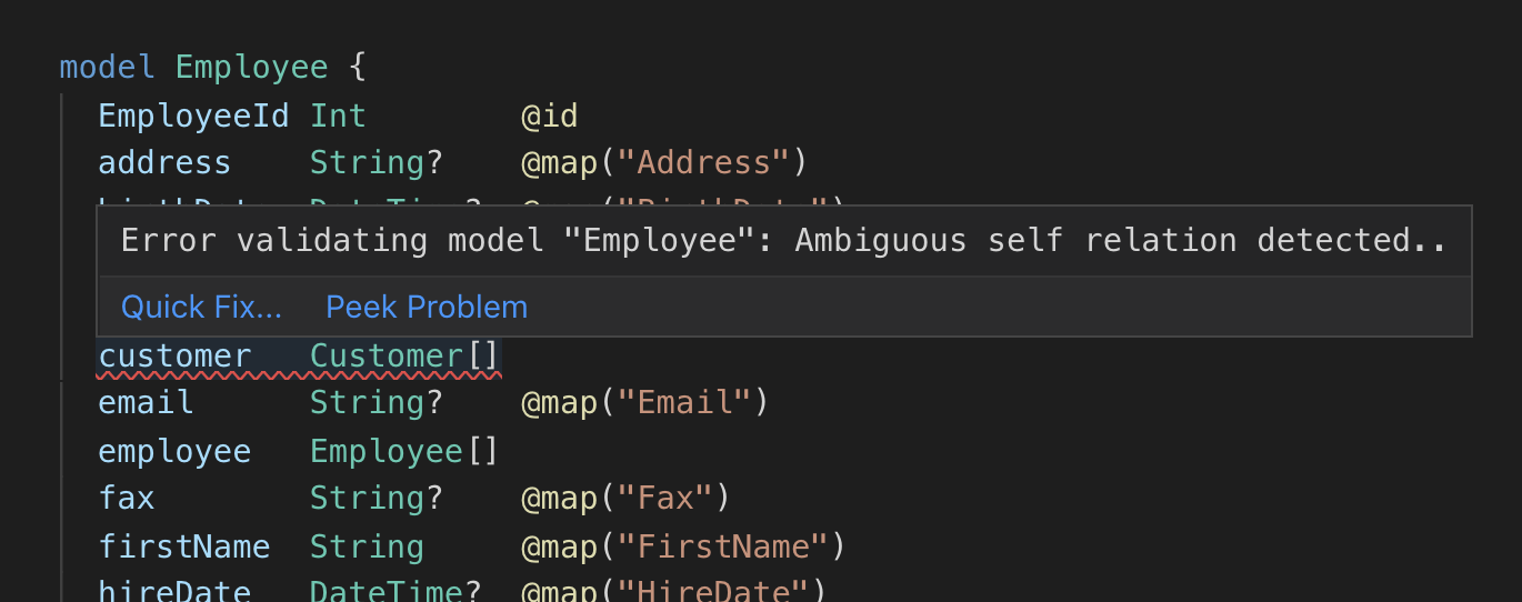 Introspection does not "auto" resolve ambiguous relations · Issue #176 · prisma/prisma · GitHub
