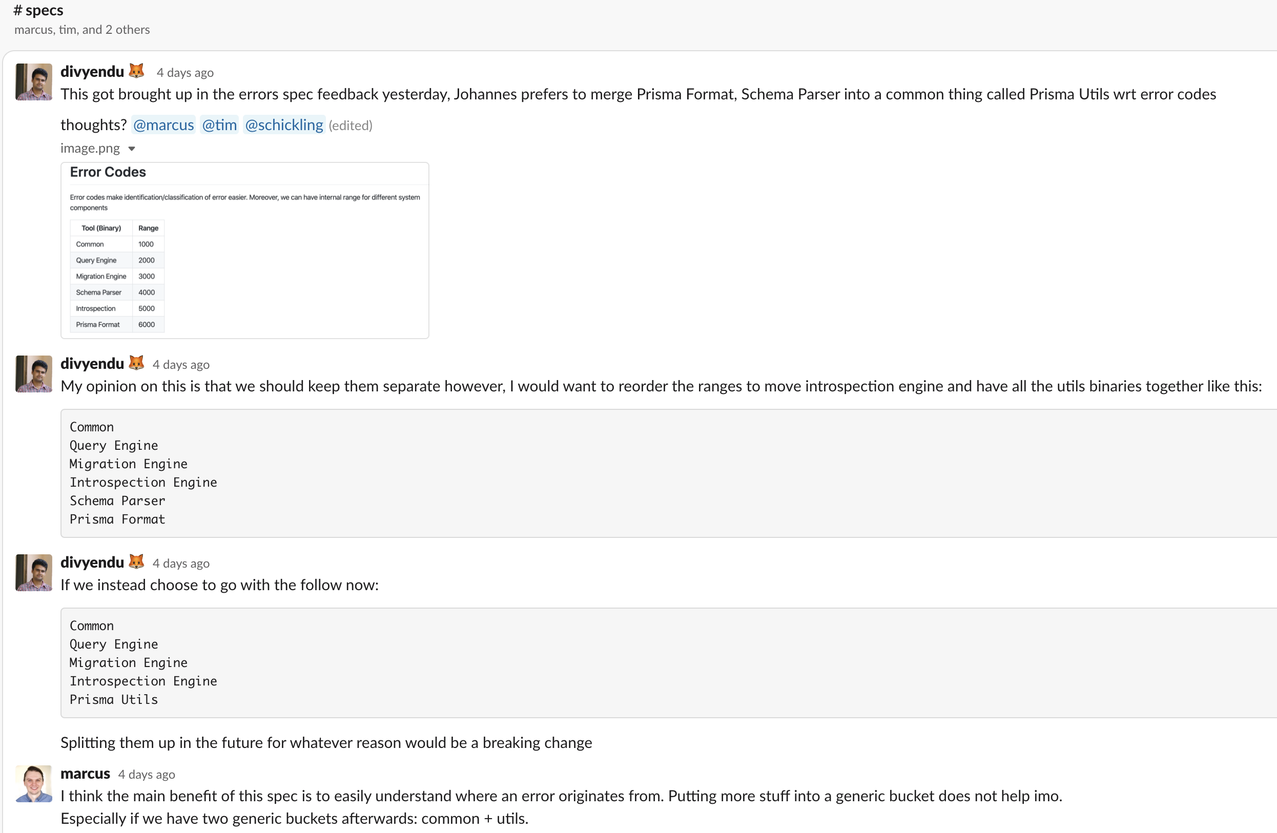 Errors spec - different systems · Issue #254 · prisma/specs · GitHub