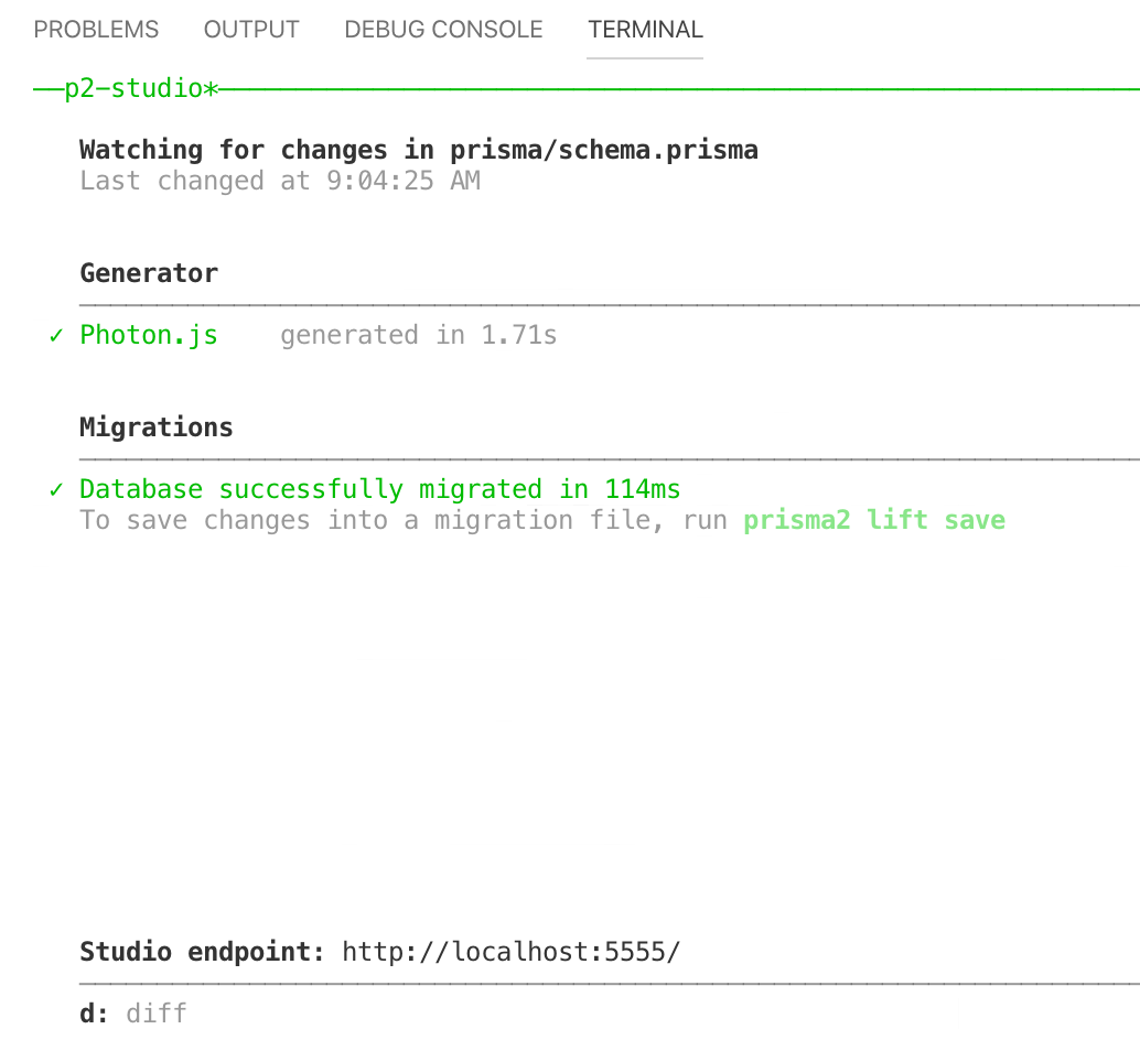 First run on blank starter with MySQL - photon error · Issue #238 · prisma/studio · GitHub