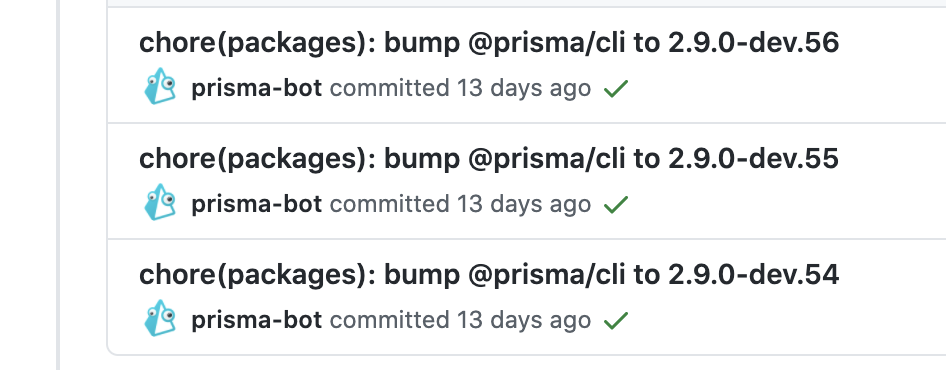 Check For Update Script Fails With Merge Conflicts · Issue 836 · Prismaecosystem Tests · Github