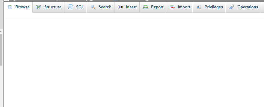 "show all" -> browse output empty - not even a empty result · Issue #17481 · phpmyadmin ...