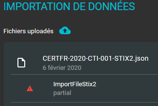 STIX2 file import error (example with the latest CERT-FR publication ...