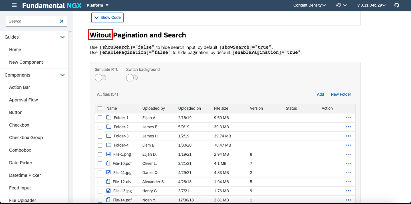 Bug: (Platform) Upload Collection - incorrect example name · Issue #5890 · SAP/fundamental-ngx ...