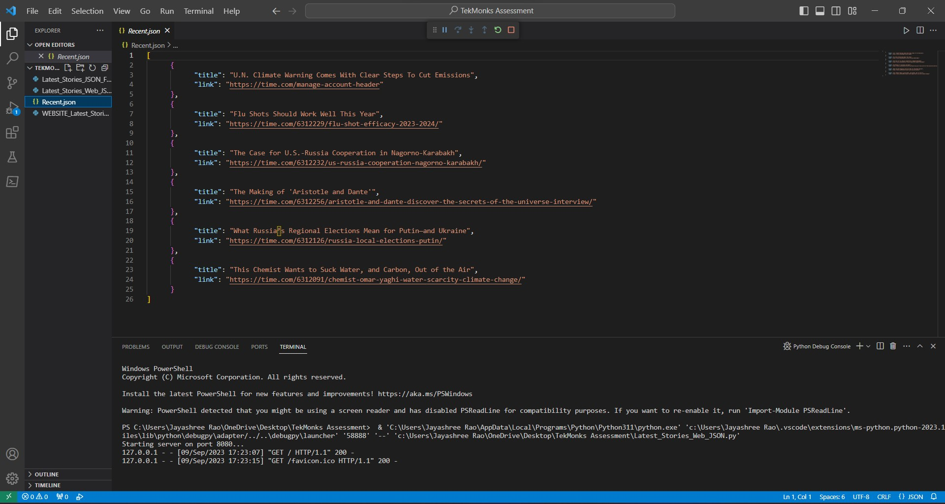 GitHub - Jayashreerao15/TekMonks-Problem-Assessment