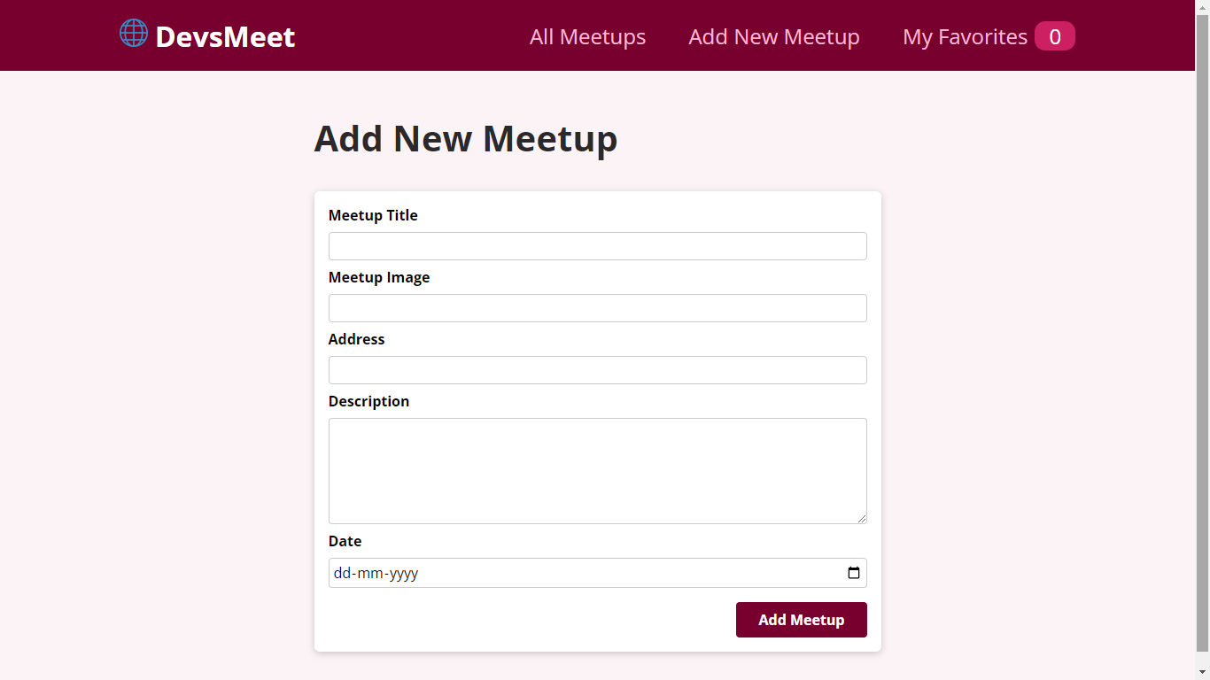 GitHub - abhiThere/devsmeet: A meetups web application to streamline organisation of developer ...