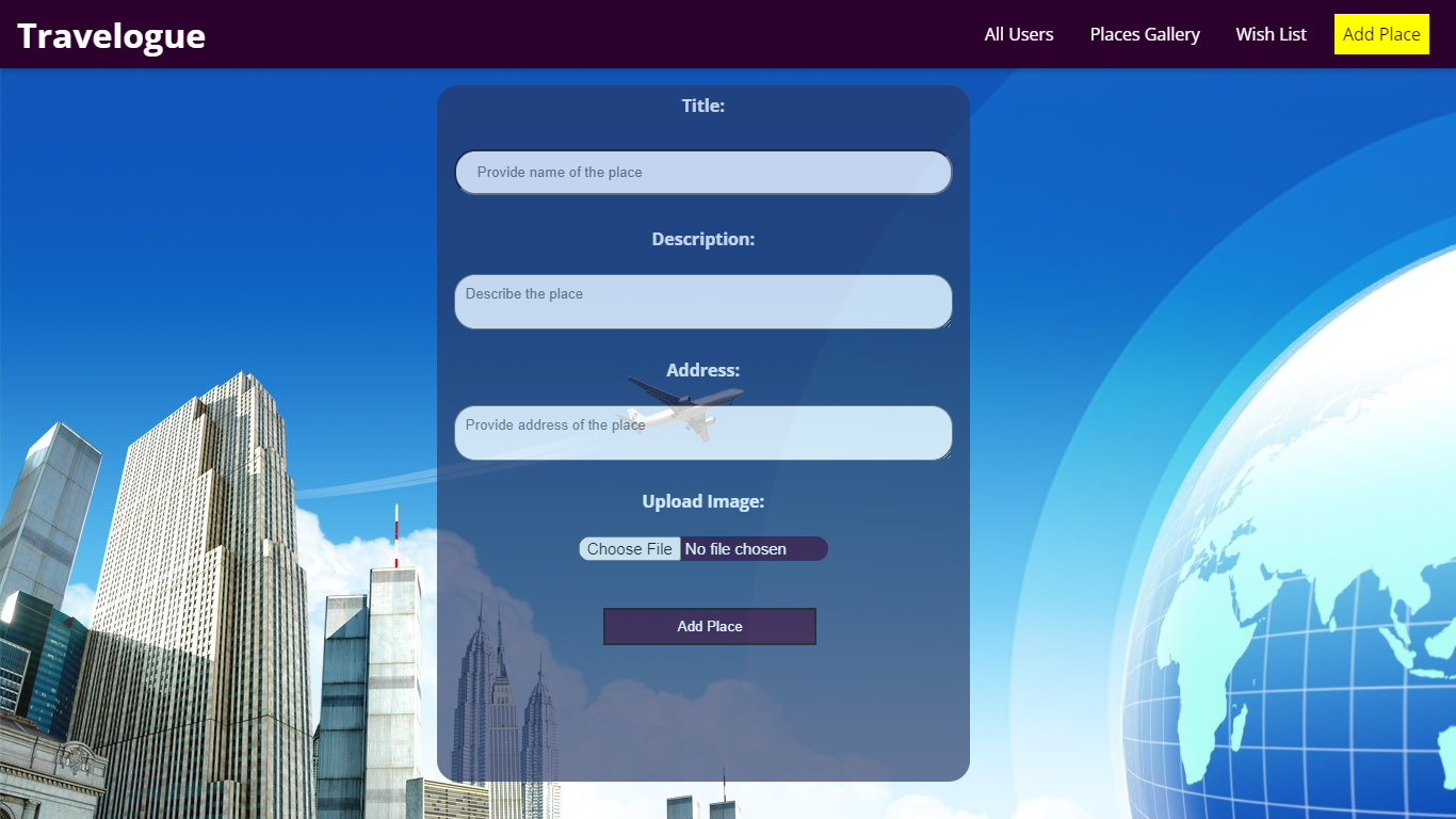 GitHub - abhiThere/travelogue: A travel web app to cherish travel memories 🏖