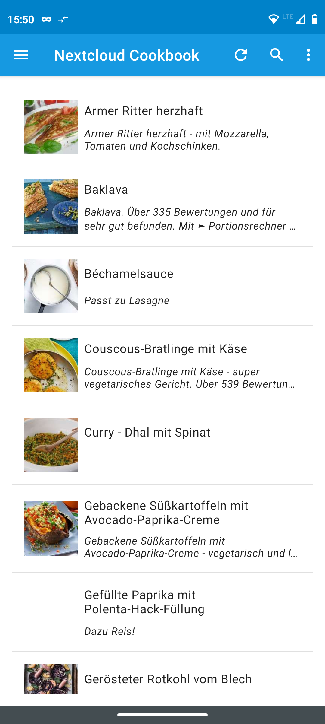 Android App missing recipes · Issue #715 · nextcloud/cookbook · GitHub