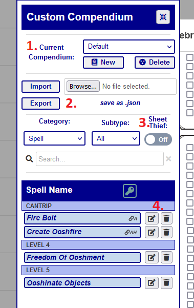 GitHub - ooshhub/r20customCompendium