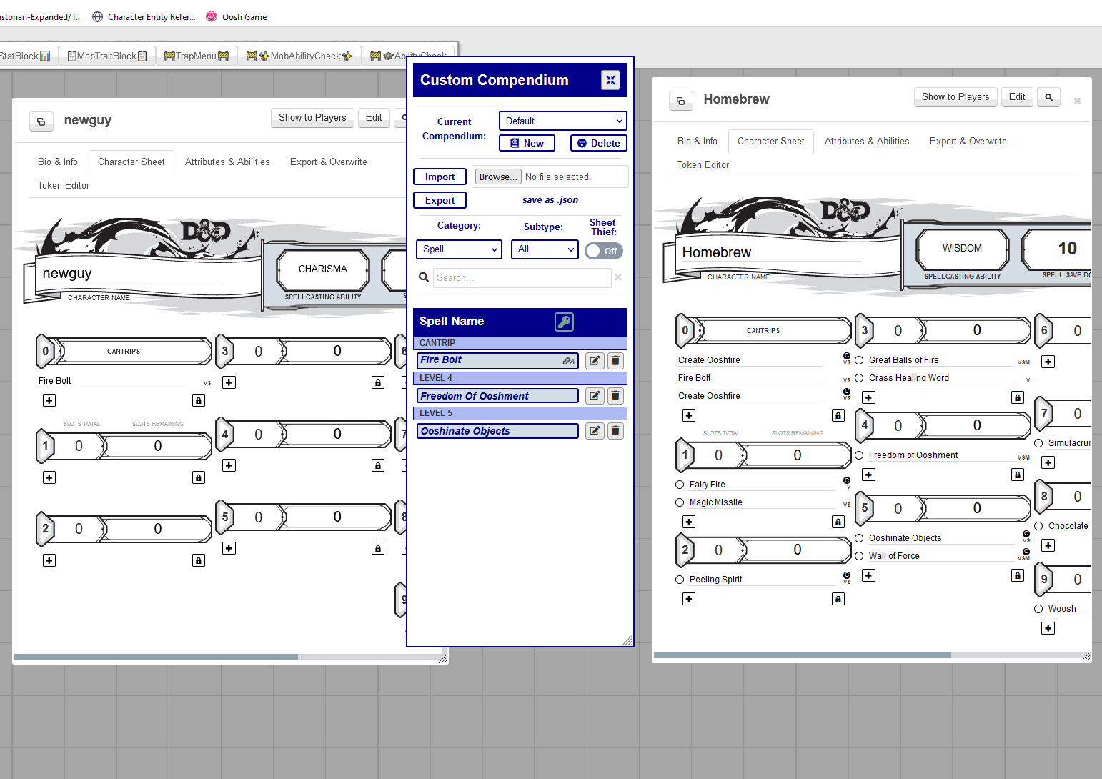 GitHub - ooshhub/r20customCompendium
