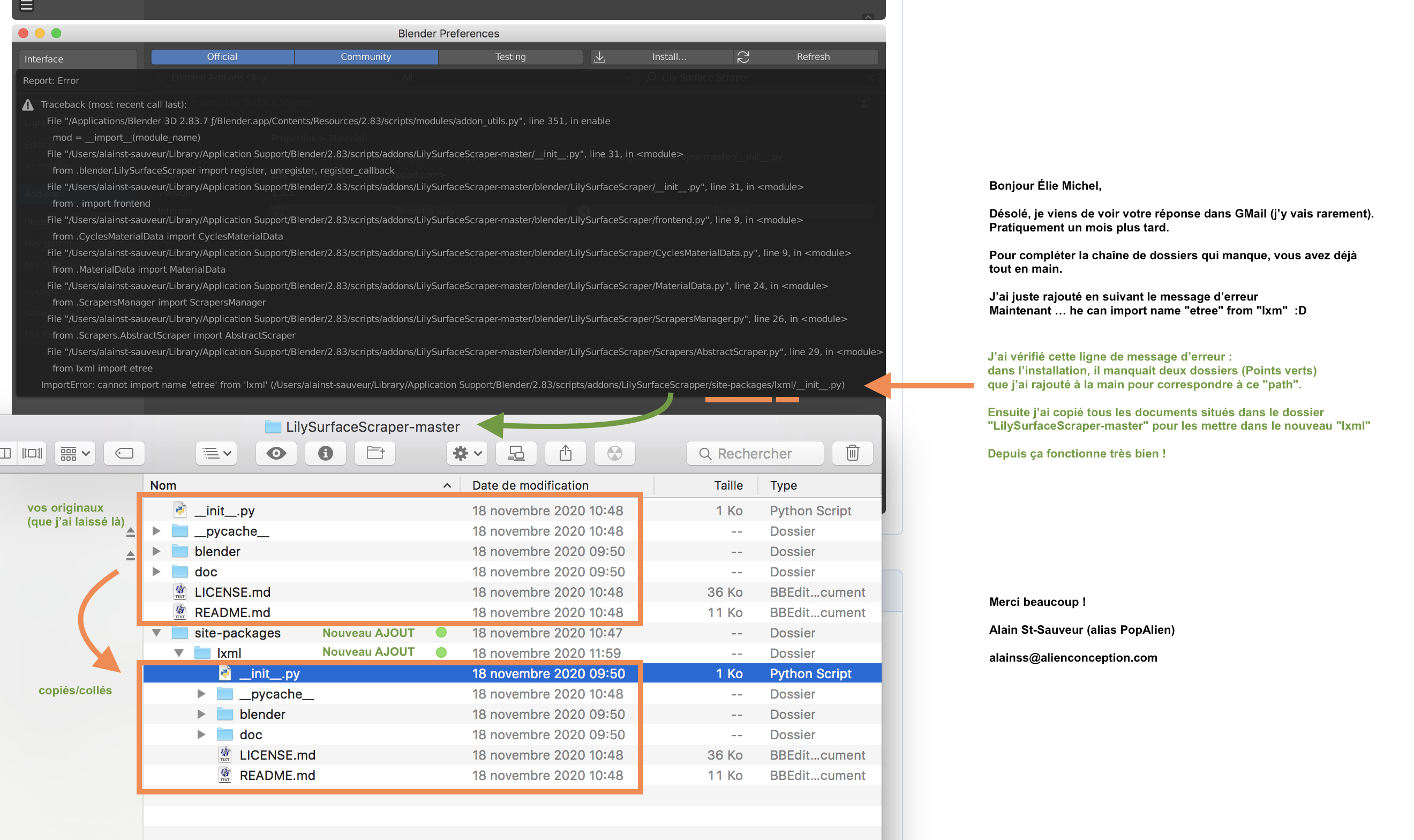 Lily : Impossible à activer l'add-on ! · Issue #129 · eliemichel/LilySurfaceScraper · GitHub